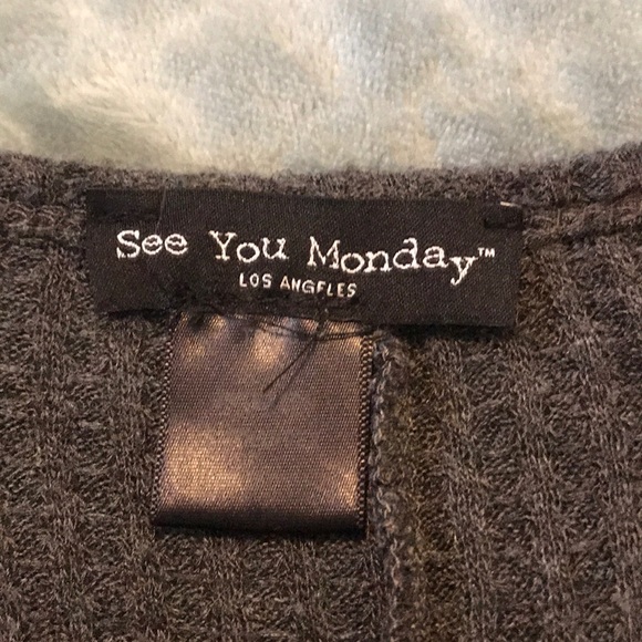 See You Monday | Tops | See You Monday Keyhole Knit Top | Poshmark